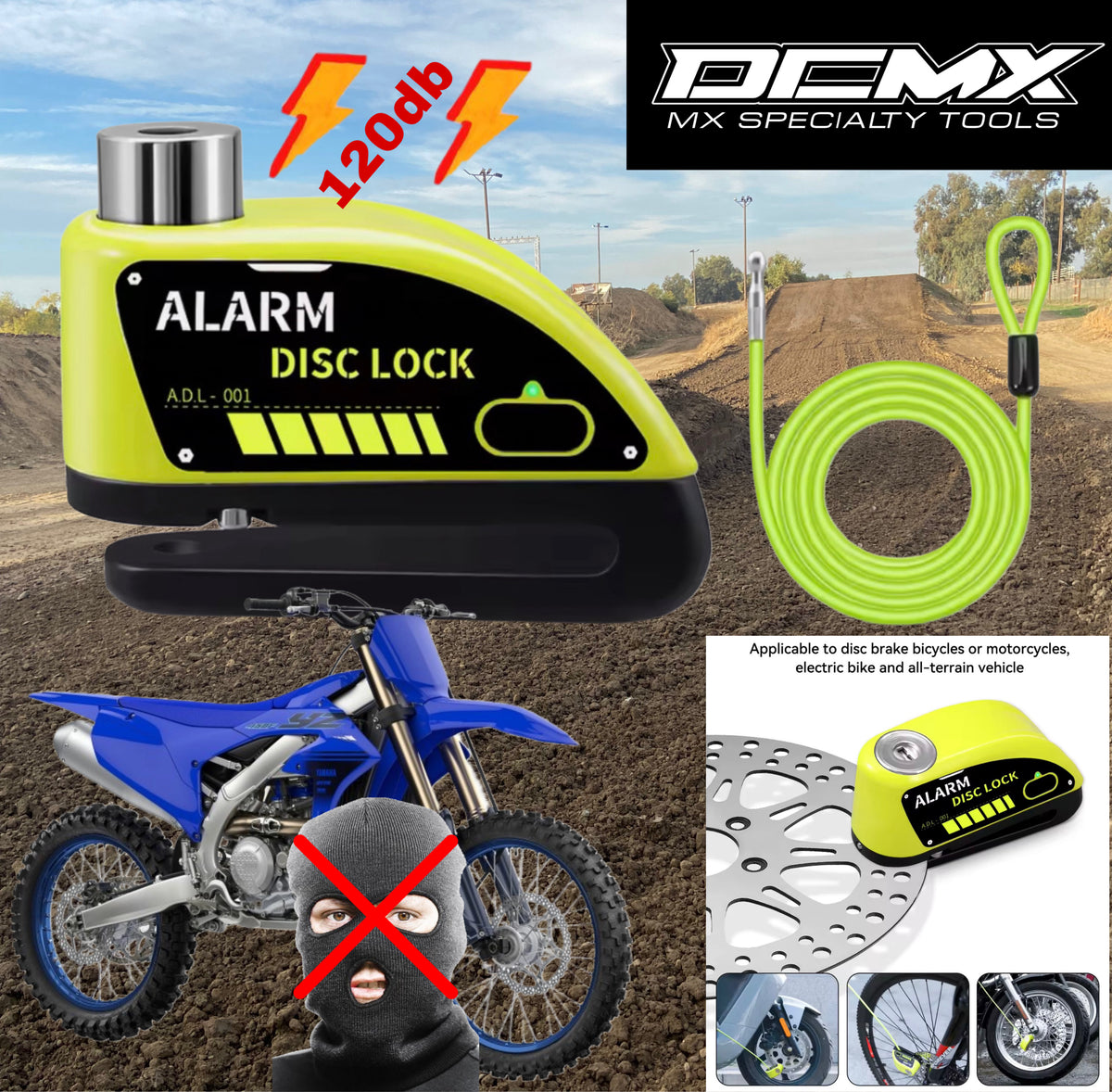 Alarm Disc Lock – DCMX TOOLS